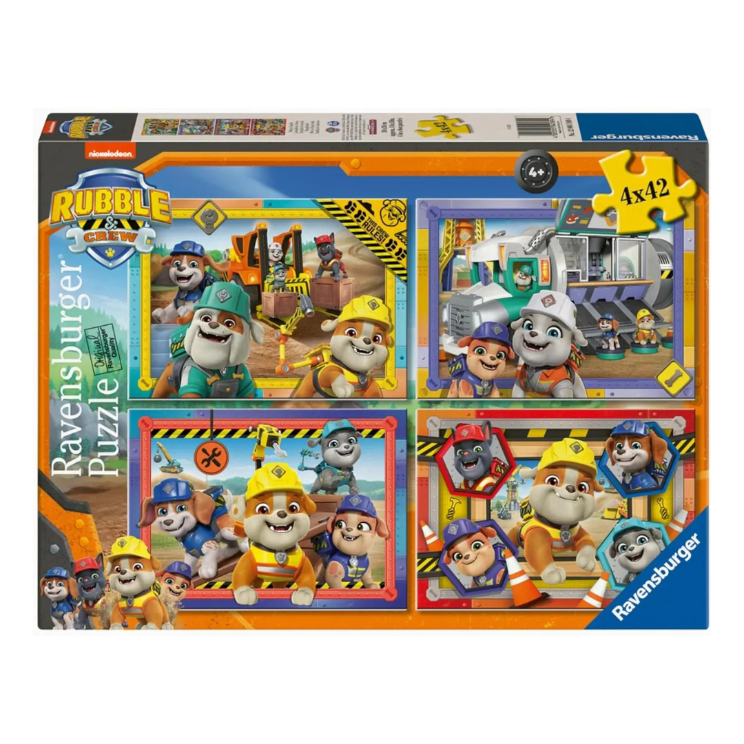 Ravensburger Rubble & Crew Bumper Puzzle Pack 4 x 42pc – K and K ...