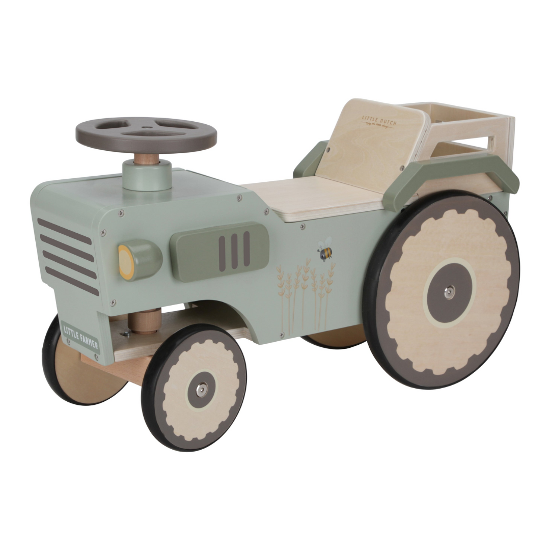 Little Dutch - Little Farm | Wooden Walking Tractor – K and K Creative Toys