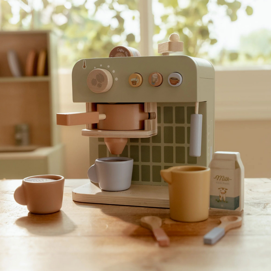 Little Dutch - Wooden Play Coffee Machine – K and K Creative Toys