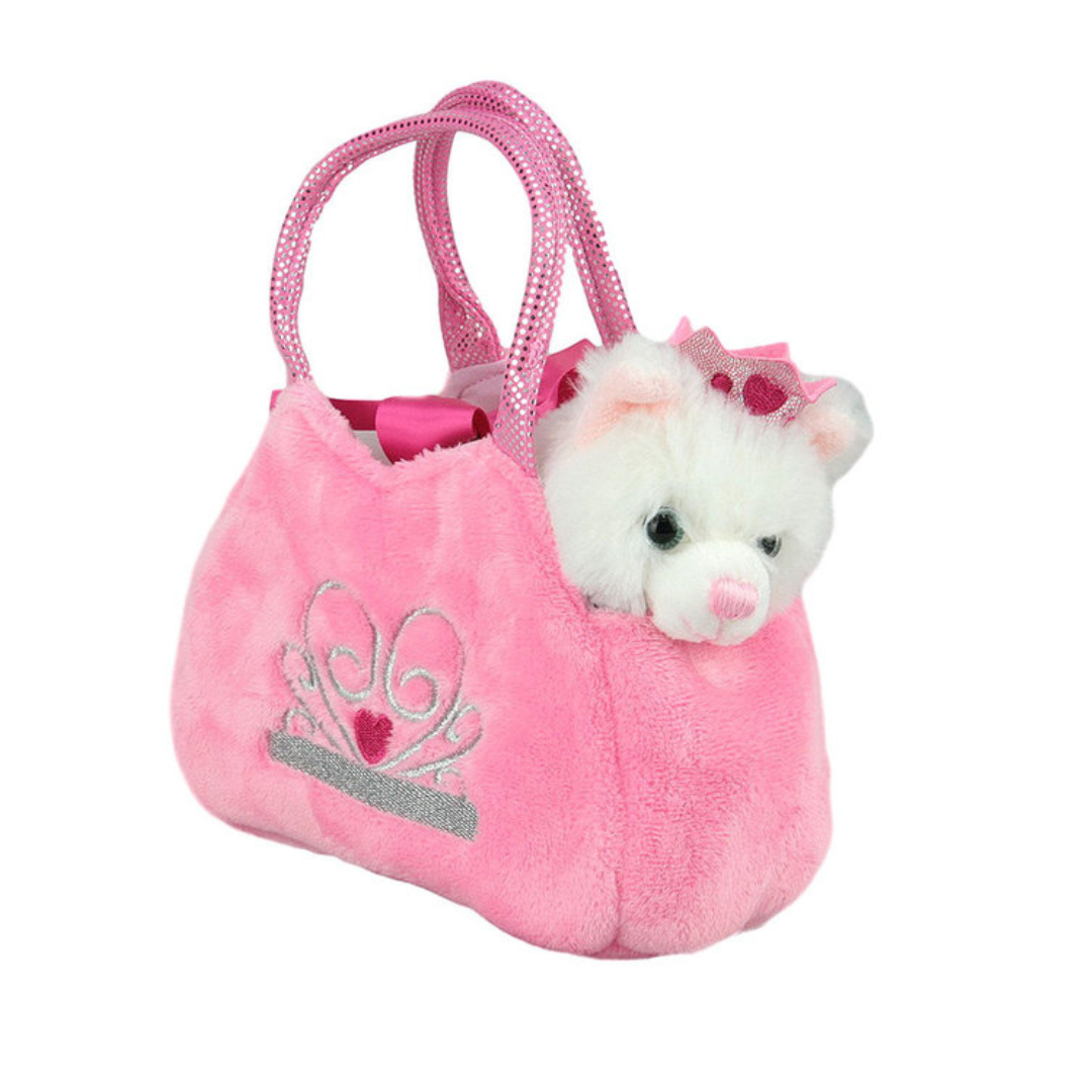 Fancy Pals - White Princess Cat in Kitty Bag – K and K Creative Toys