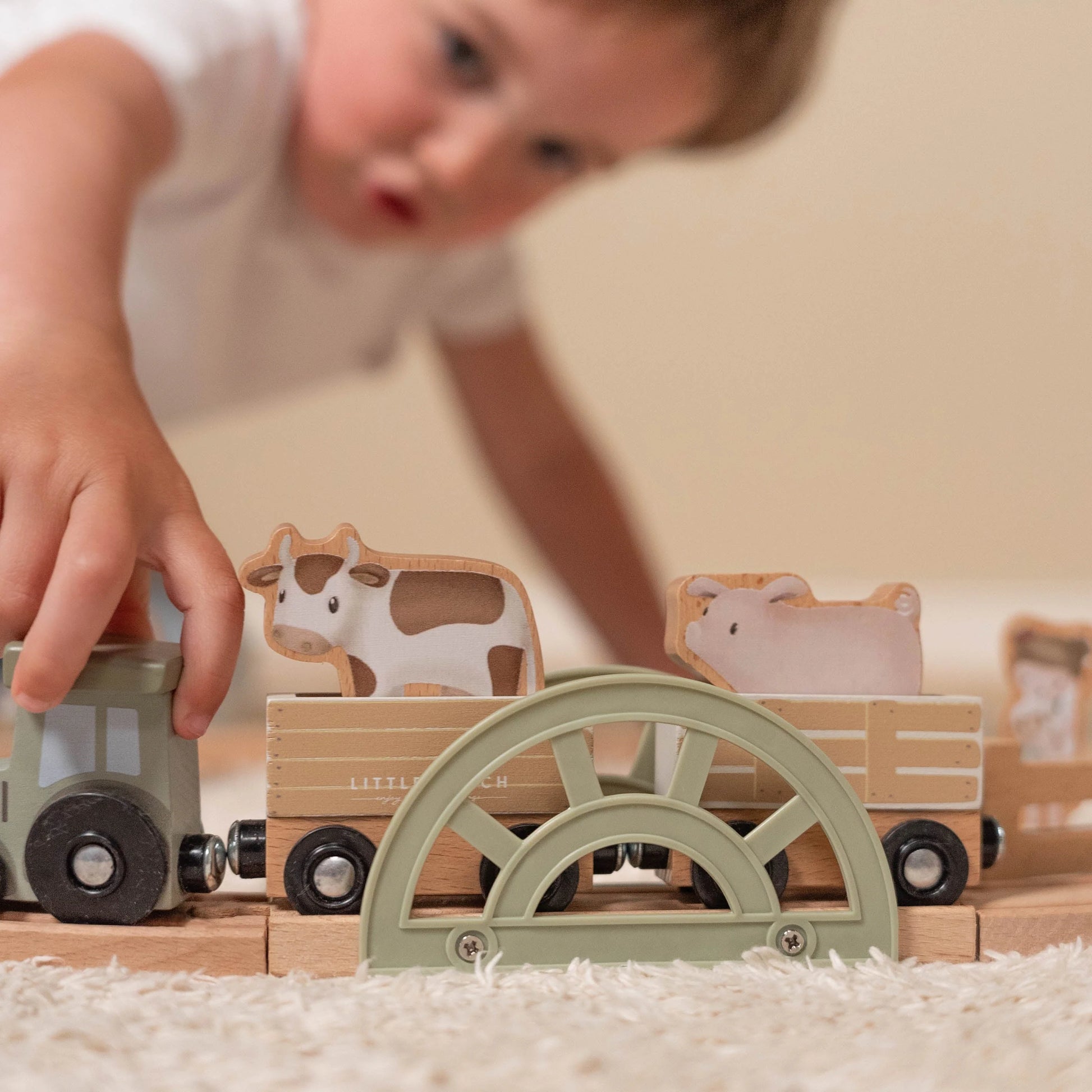 Little Dutch - Little Farm | Wooden Train Track Set – K and K Creative Toys