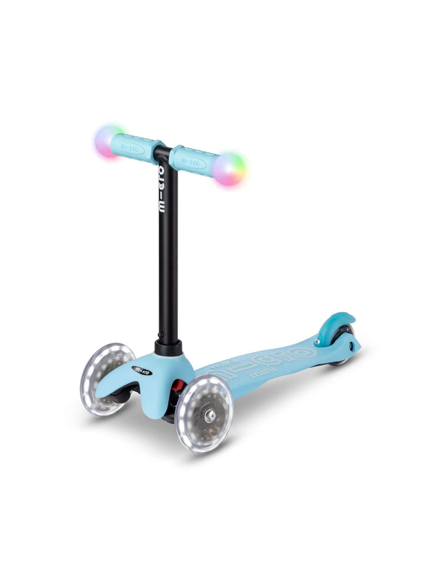 Micro Scooter Mini2Grow Deluxe Magic LED Scooter - Light Blue – K and K ...