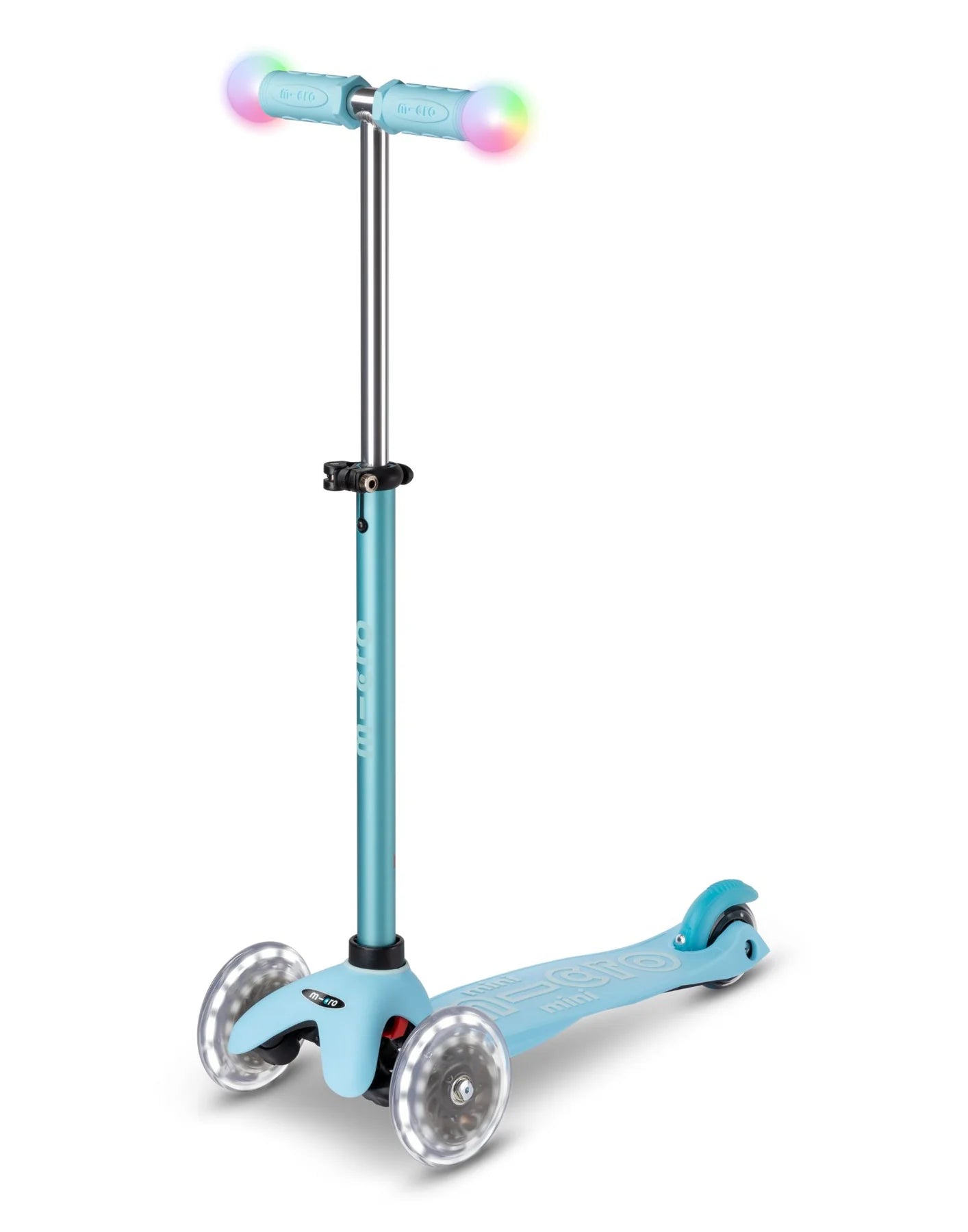 Micro Scooter Mini2Grow Deluxe Magic LED Scooter - Light Blue – K and K ...