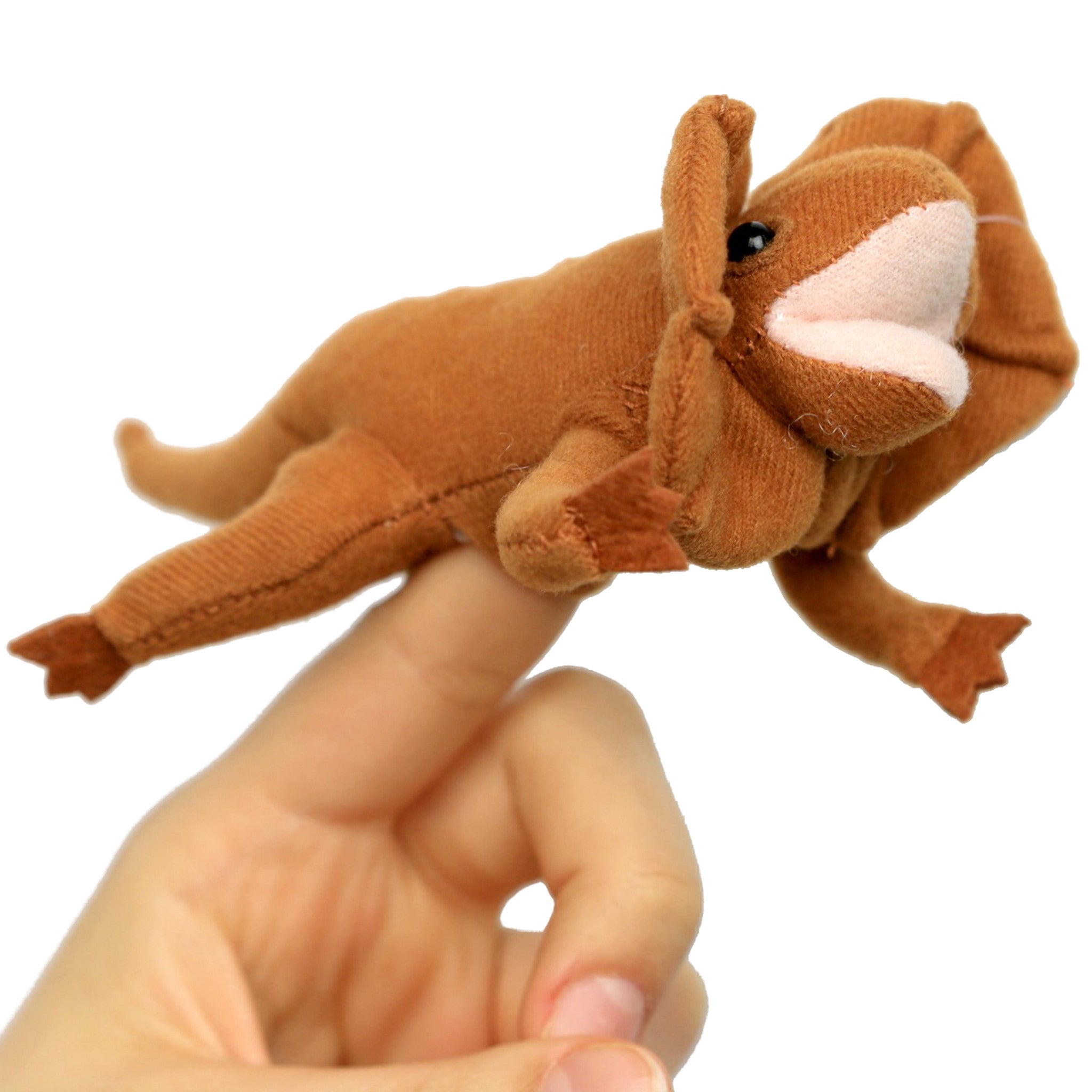Animals of Australia Finger Puppet Frilled Neck Lizard – K and K ...